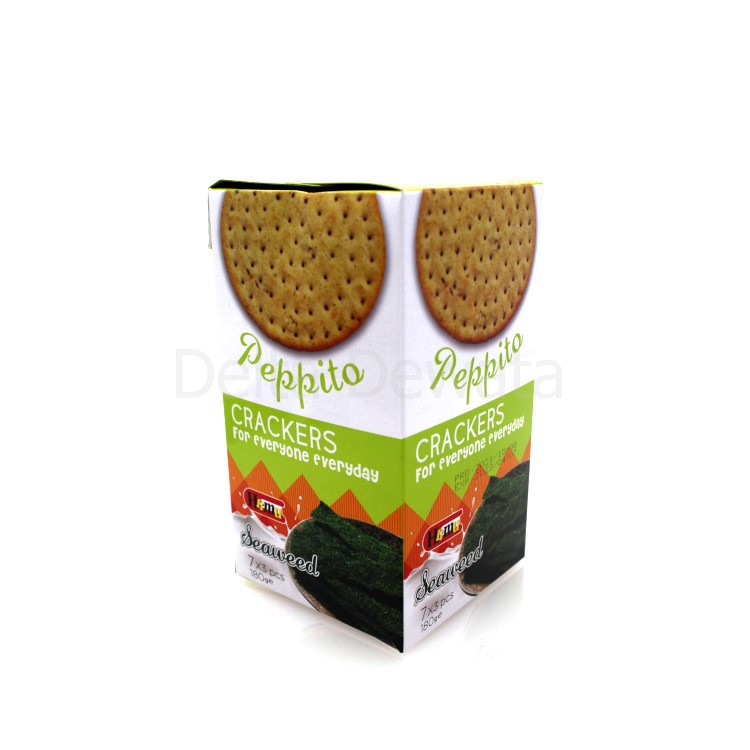 Peppito Seaweed Crackers 180Gr – Delta Dewata Online