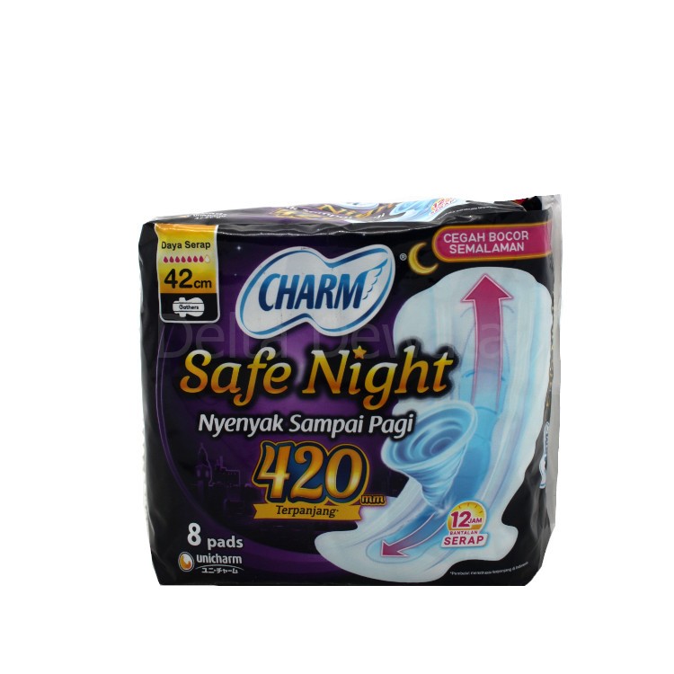 Charm Body Fit Night Wing PS 42Cm 8 Pads – Delta Dewata Online