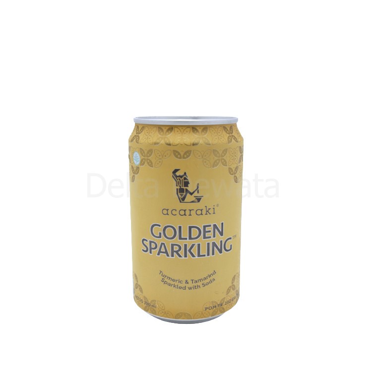 Acaraki Golden Sparkling 320ML – Delta Dewata Online